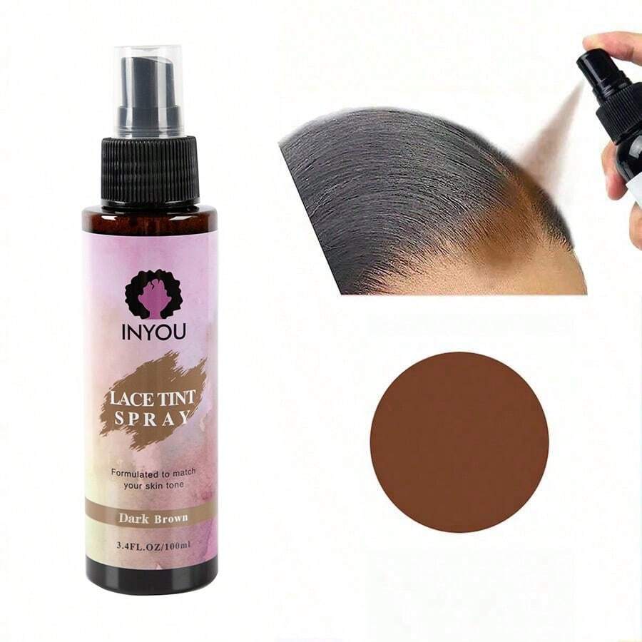 Lace Tint Spray For Wigs,Waterproof Lace Tint Melting Mousse Spray ...