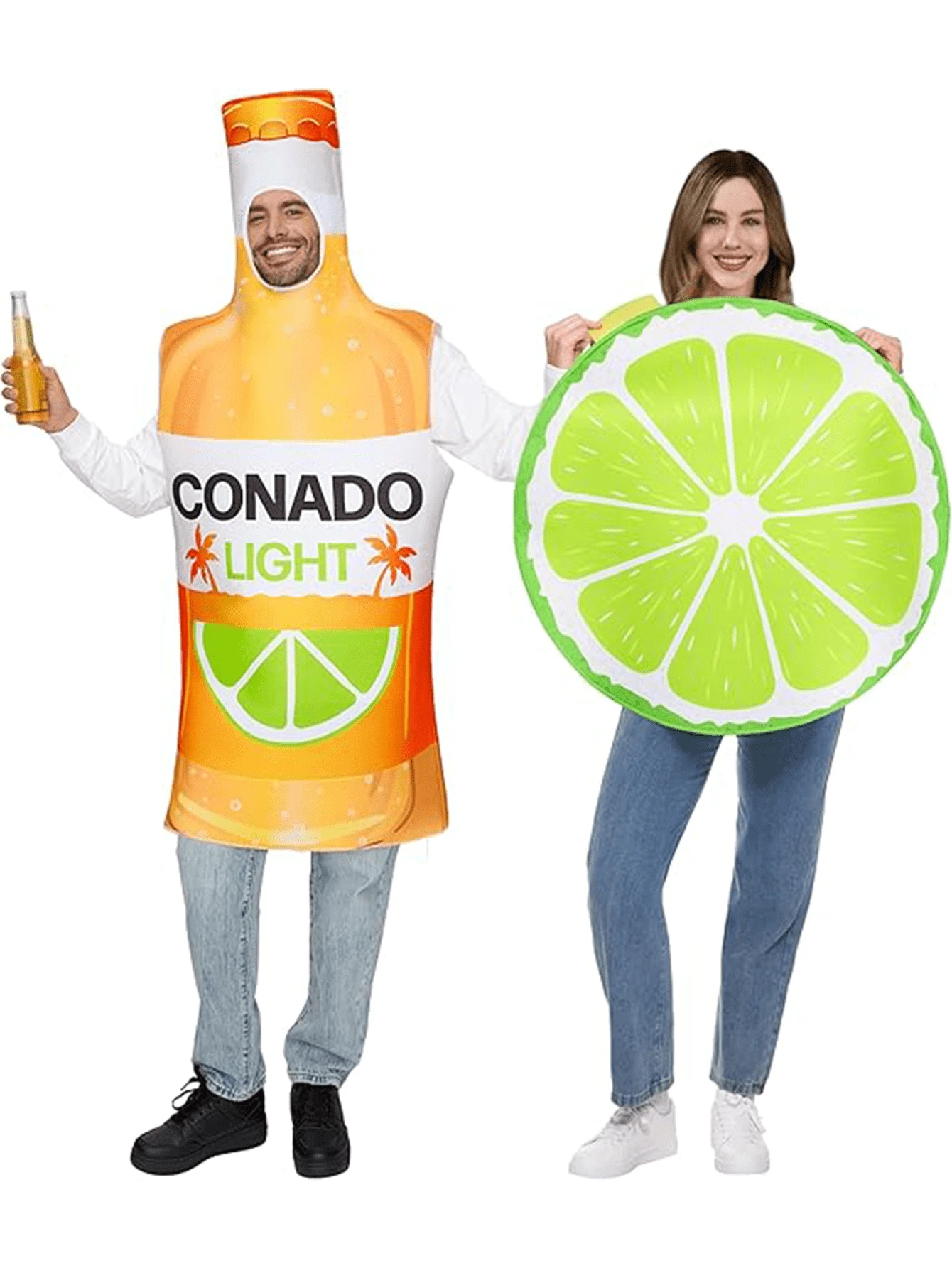 SYNCFUN Couples Halloween Costumes, Adult Couple Funny Food Costume For ...