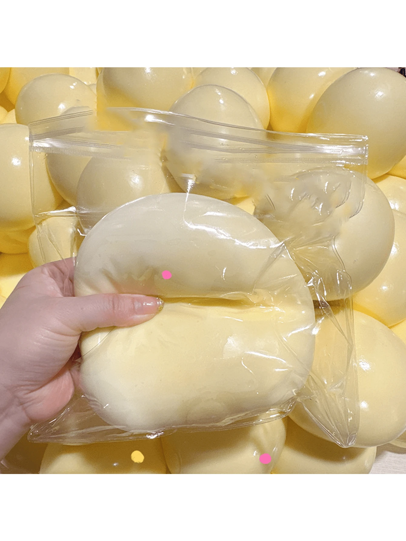 Extra Large Jumbo Squishy Cheese Ball Bun, Slow Rising, Stress Relief ...