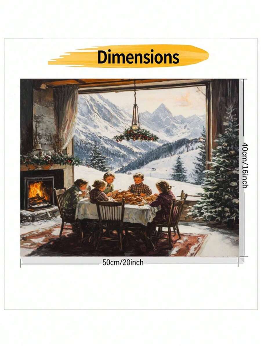 Weihnachtsessen 2024 einfach zu bedienende Wahl: DIY Digitales Gemälde ...