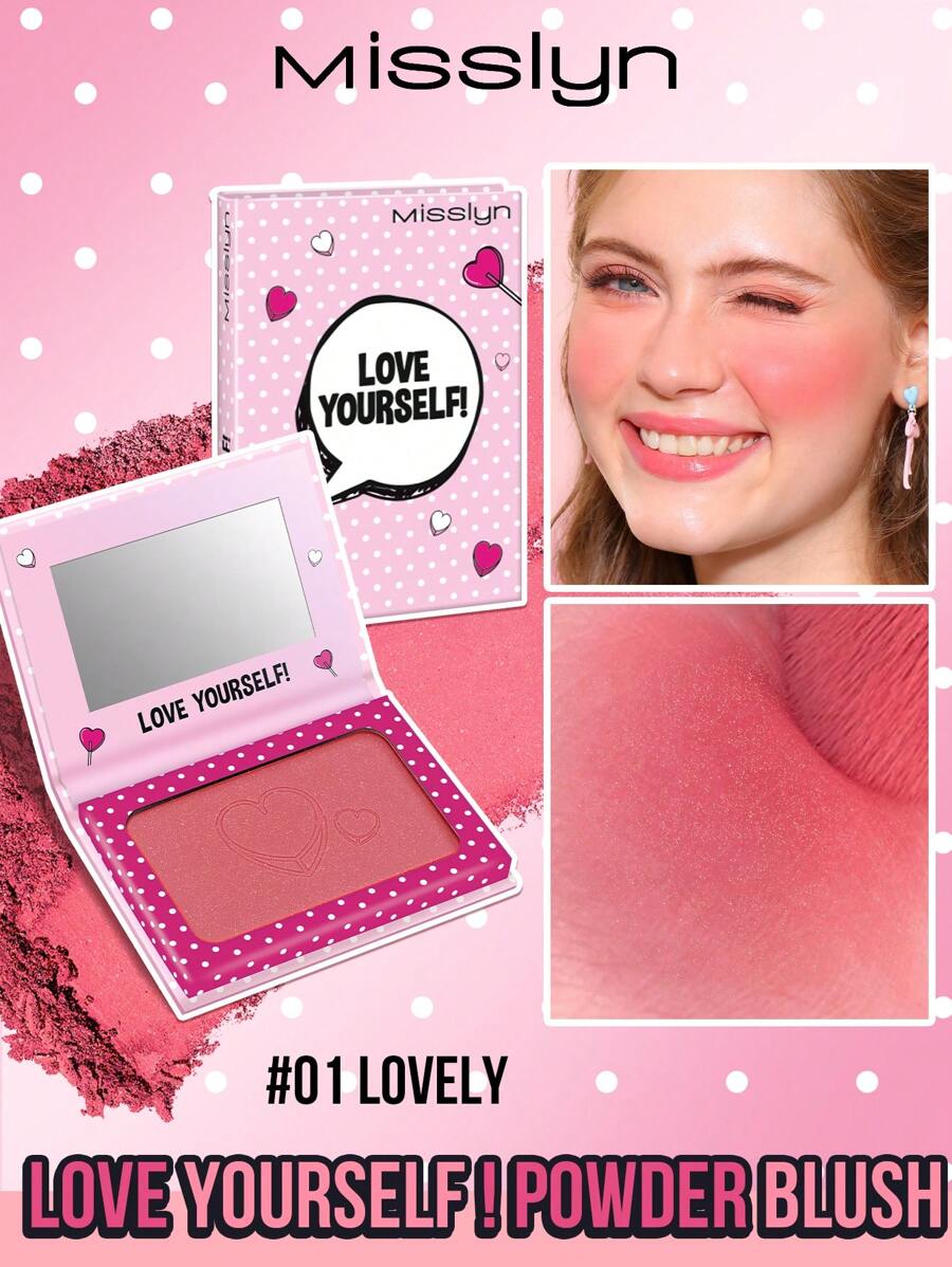 Misslyn Love Yourself Pop Blush, Matte Or Glitter And Shimmer Powder ...