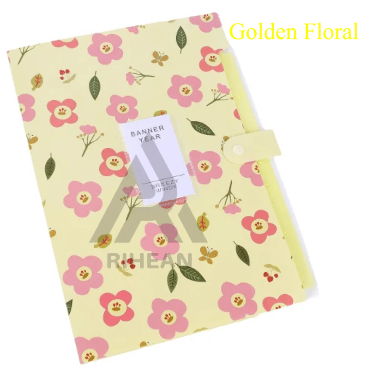 Floral File Folder, File Organizer, Expanding File Folders With Labels ...
