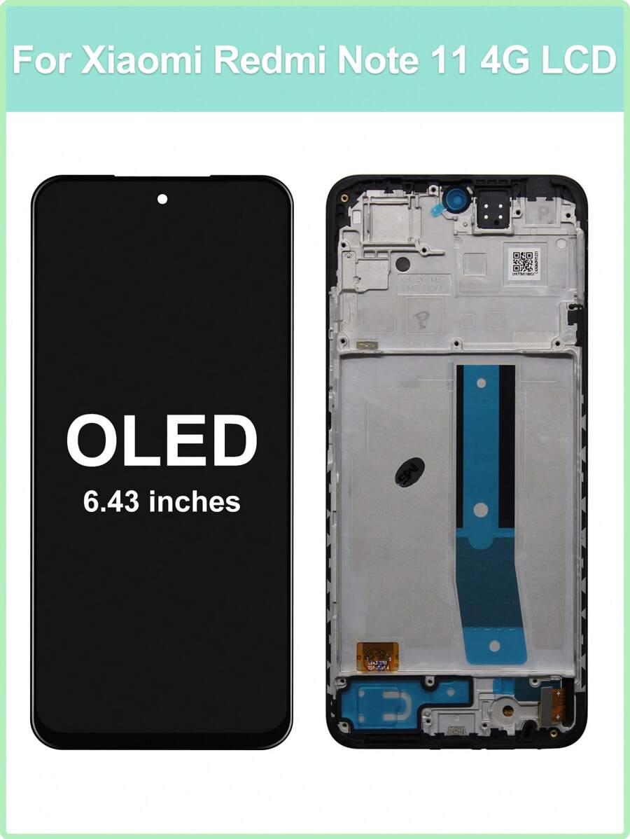 OLED For Redmi Note 11 Global LCD 2201117TG Display Touch Screen For ...