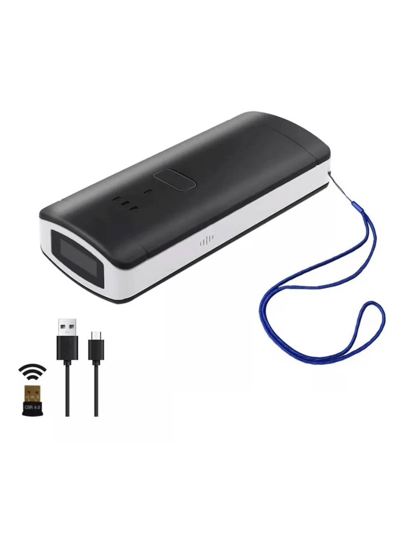 Scanner Bluetooth 2D Sem Fio Bipe Bipar Qr Code Código de Barras ...