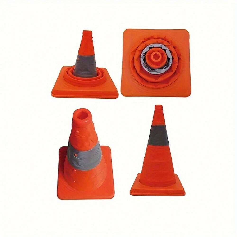 Cone de Trânsito Retrátil e Dobrável, Cone de Segurança Reflexivo ...