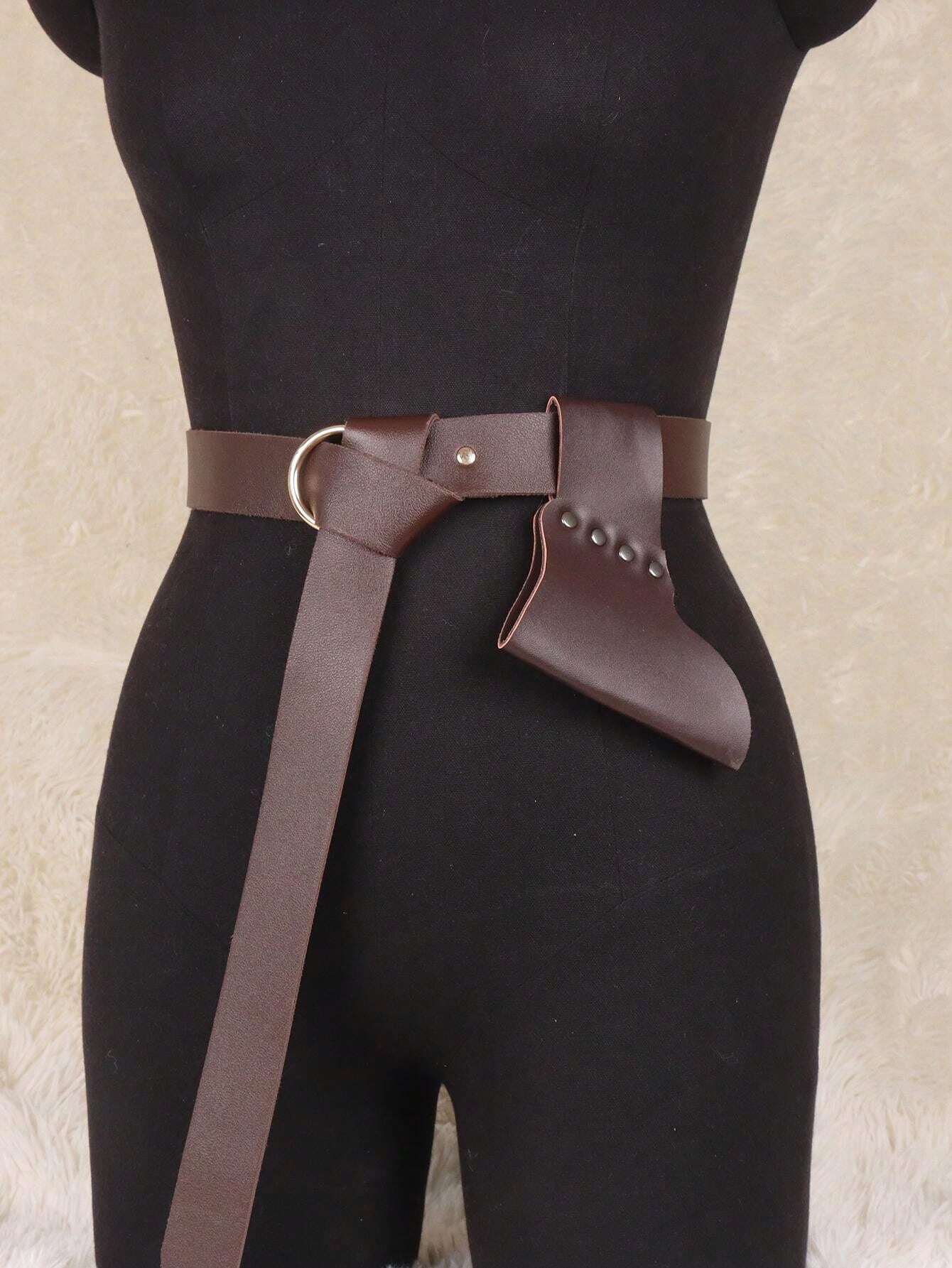 2PCS Medieval Retro Belt Knight Scabbard Pirate Sword Holster Bag For ...