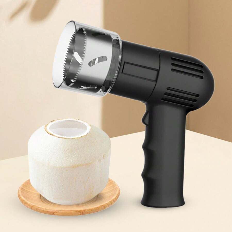 Electric Automatic Coconut Opener Machine Stainless Steel Coconut Hole Puncher Electric Coconut ...