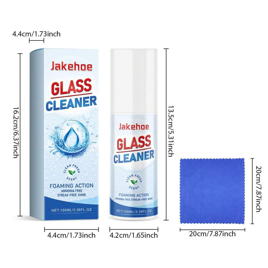 Glass Cleaner Cleans Glass Dust Impurities Stubborn Stains Glass Mirror ...