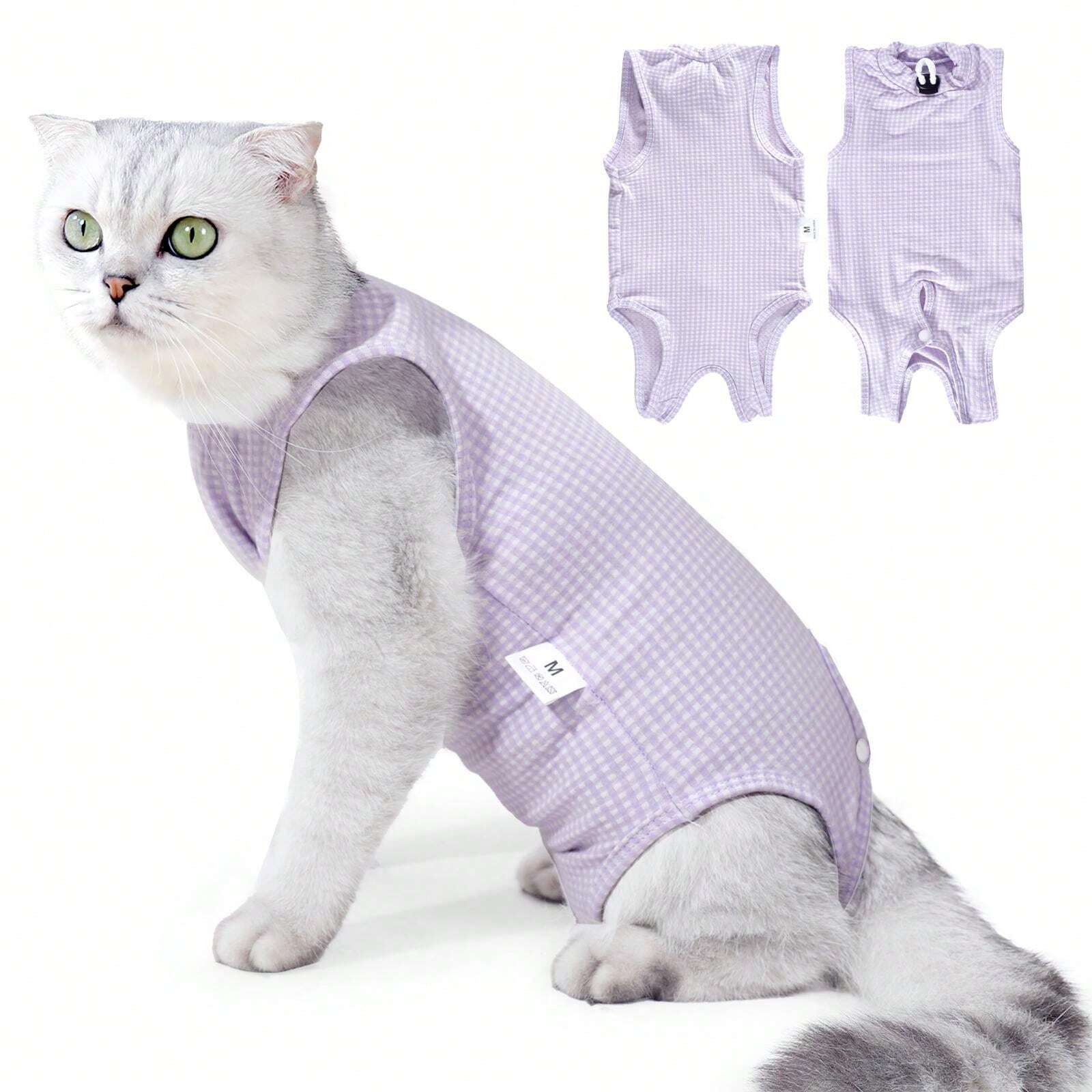 Cat Surgical Recovery Suit | Female Cat For Spay | Anti-Licking Cat ...