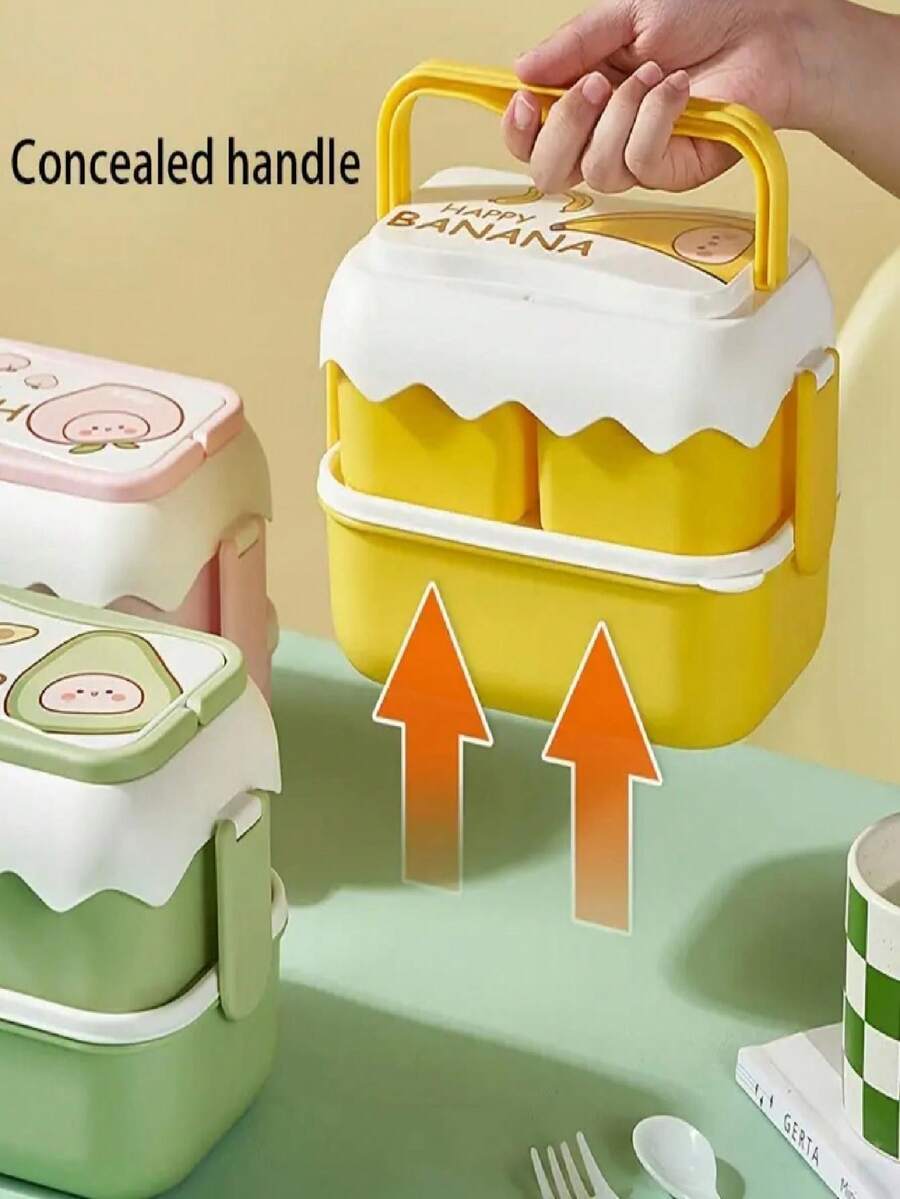 Kettle Box 3 Compartment Pot For Adults And Children With Cutlery ...