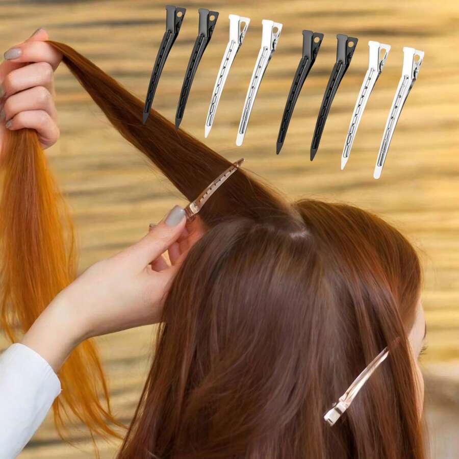 Clips para el cabello de pico de pato sin costuras, clips superiores ...