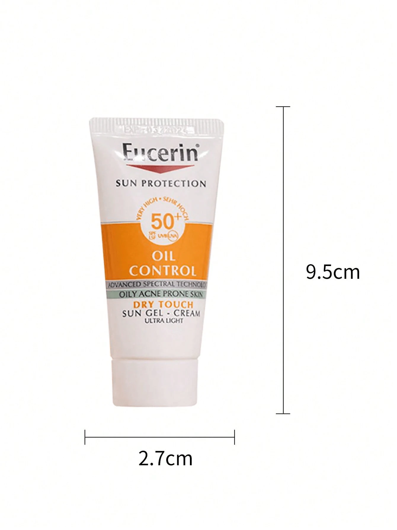Eucerin 50ml Face Oil Control Sunscreen, Matte Finish Sunscreen Lotion ...
