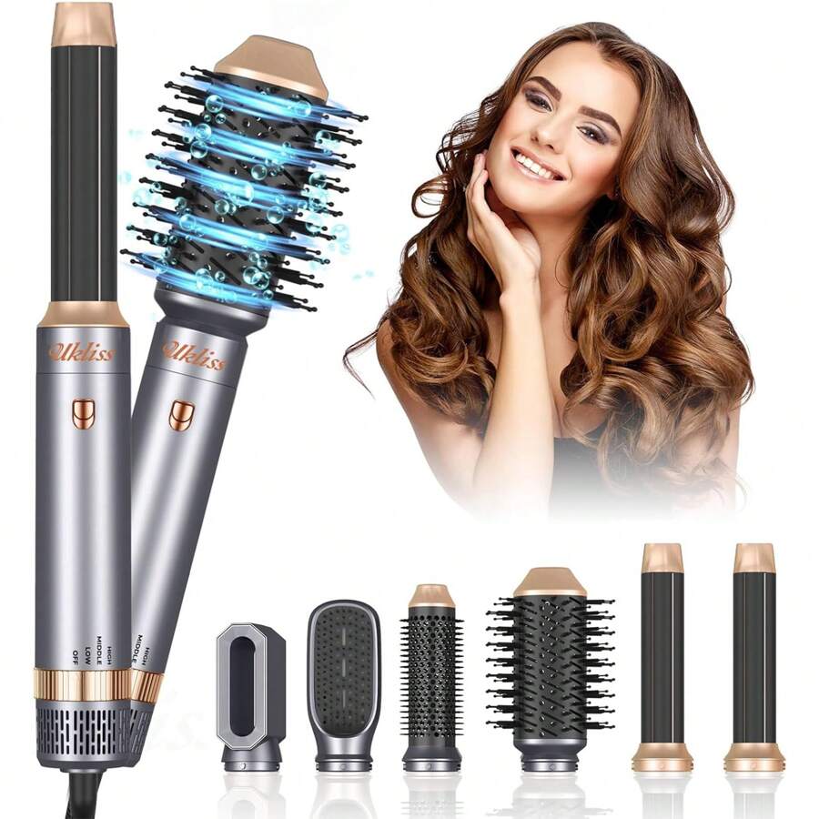 Air styler 6 in 1,Hairstyler Haarstyler Haartrockner, Lockenstab ...