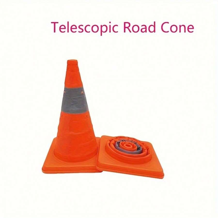 Collapsible Retractable Traffic Cone, Safety Reflective Cone, Oxford ...