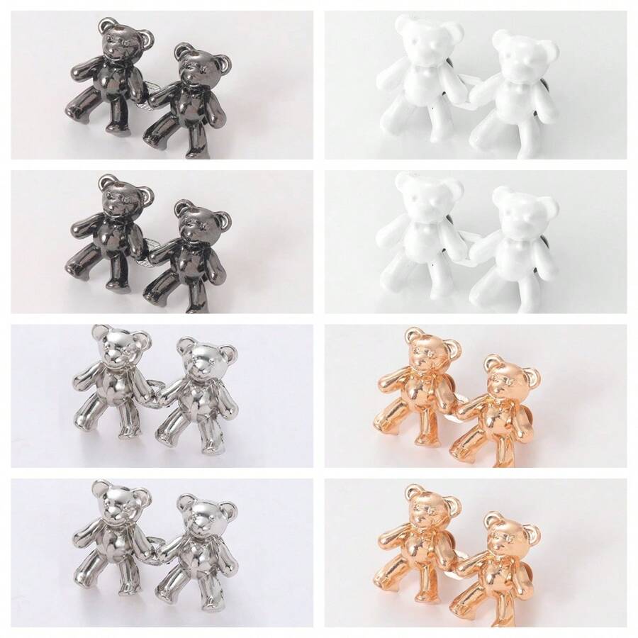 Teddy Bear Metal Cord Locks For Jeans Waist Adjustment - Adjustable ...