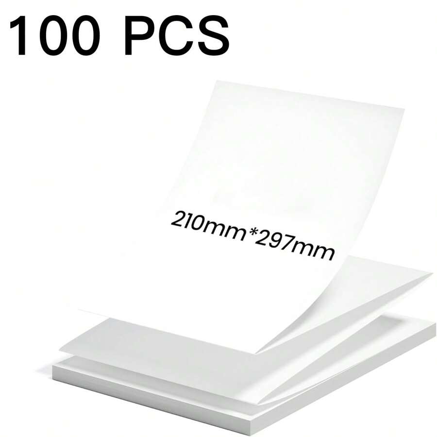 Portable Wireless Printer With 50 A4 Print Papers, Ink-Free Thermal ...