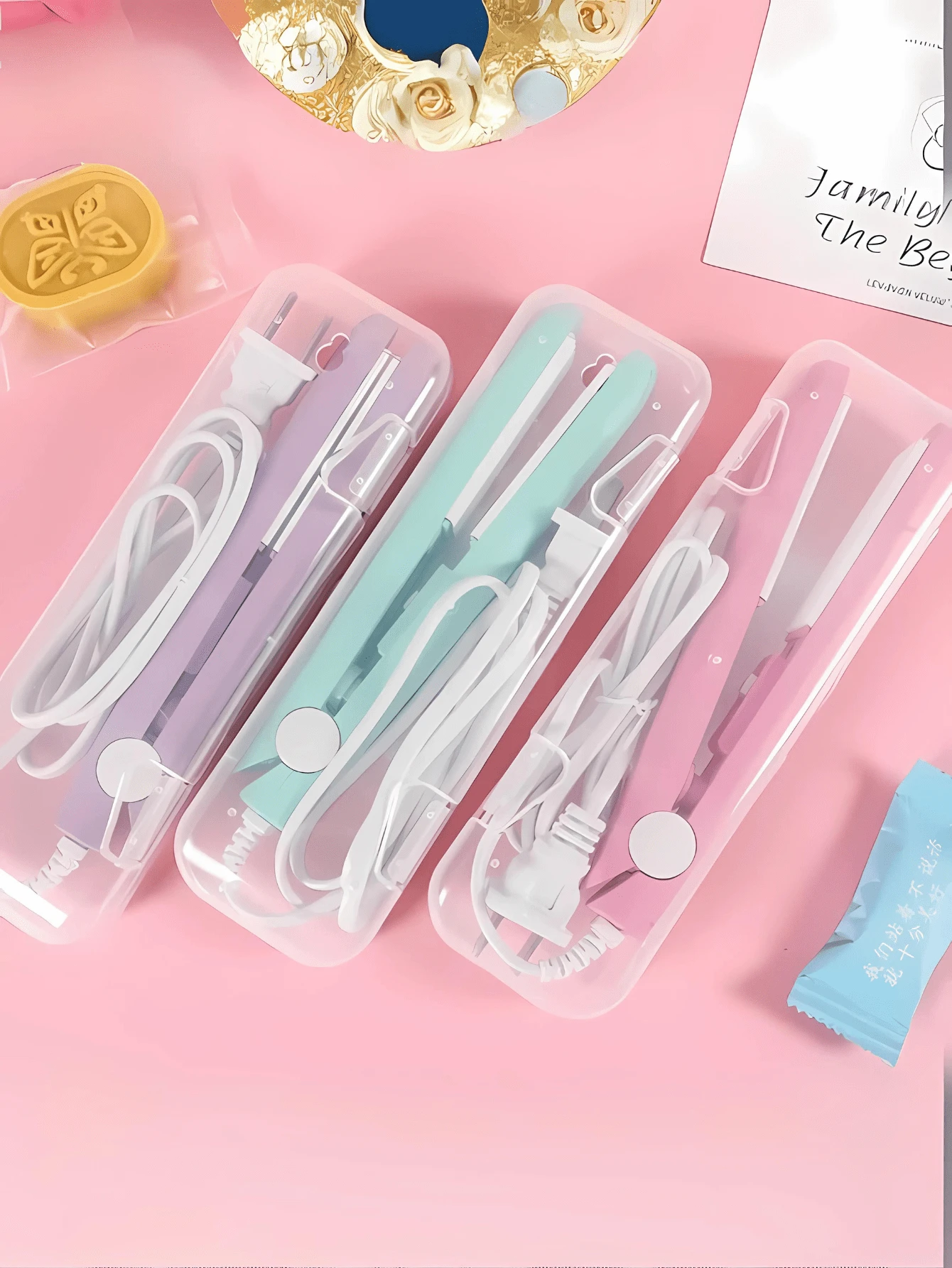 Mini Straightener Flat Iron For Fine And Curly Hair 160° Degrees ...
