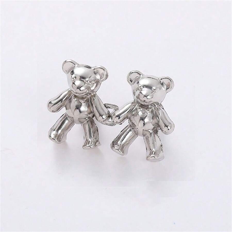 Teddy Bear Metal Cord Locks For Jeans Waist Adjustment - Adjustable ...