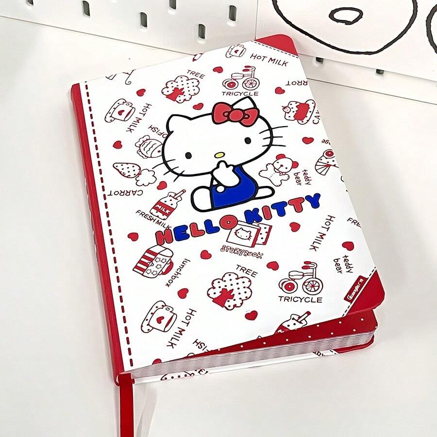 Kt Cat Notebook Student Cute Hard Shell Notebook Study Notepad | SHEIN EUR