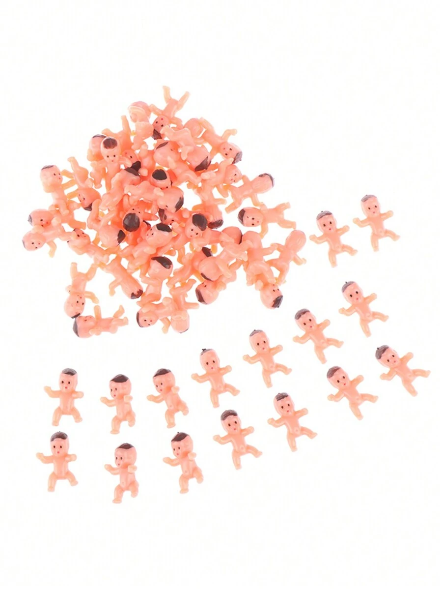 10pcs Random Mini Plastic Dolls, Miniature Doll Figurines, Game Dolls ...