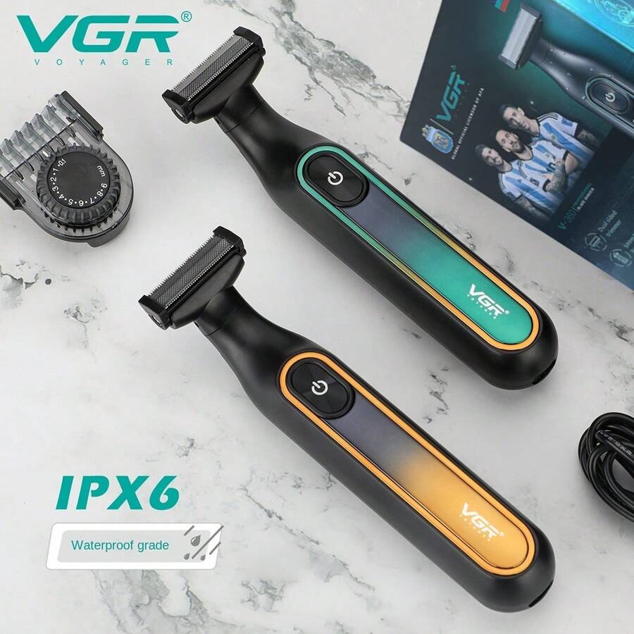 VGR VGR Razor Professional Shaver Waterproof Beard Trimmer Electric Shaver For Man Reciprocating ...