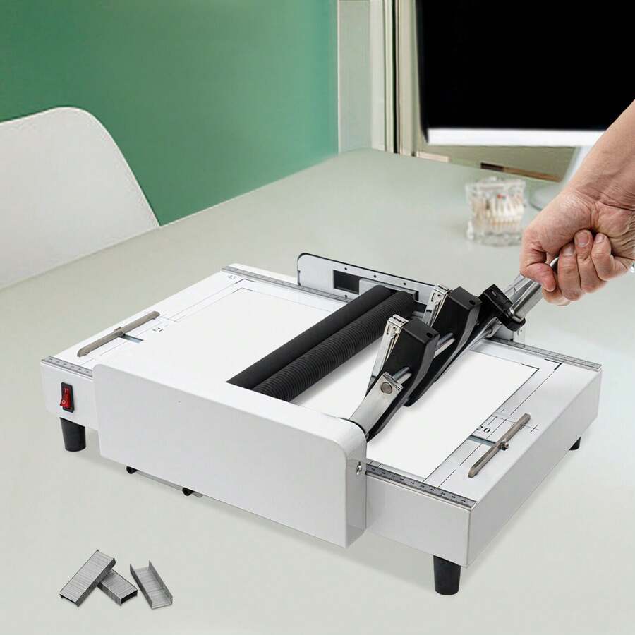 A3 Booklet Folding Binding Machine Paper Stapling Making Book Stapler ...