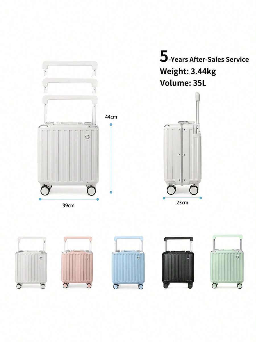 Sea Choice Carry On Cabin 18 Inch Luggage Aluminum Wide Trolley ...
