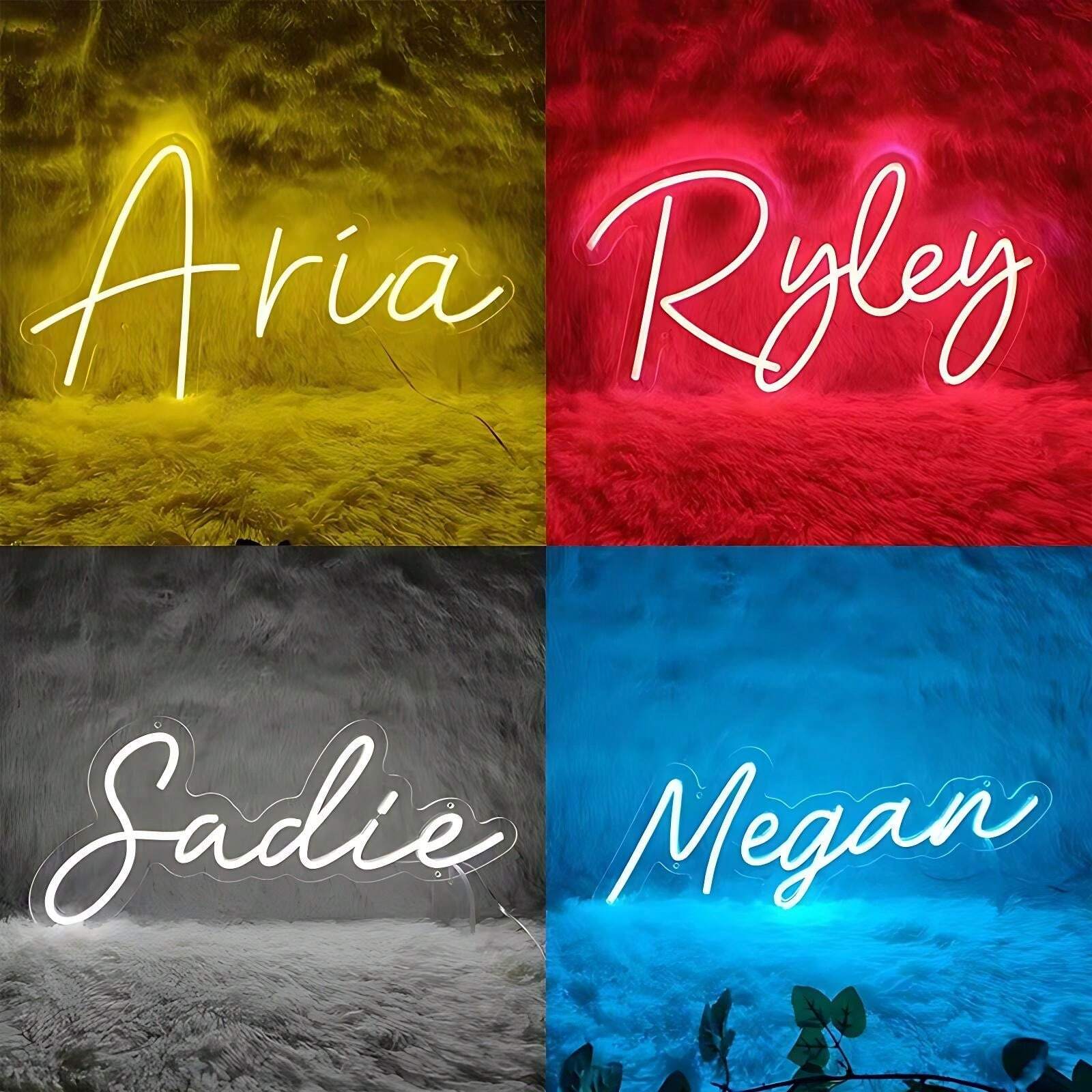 Custom Neon Signs , Personalized Name Neon Signs For Kids, LED Neon ...