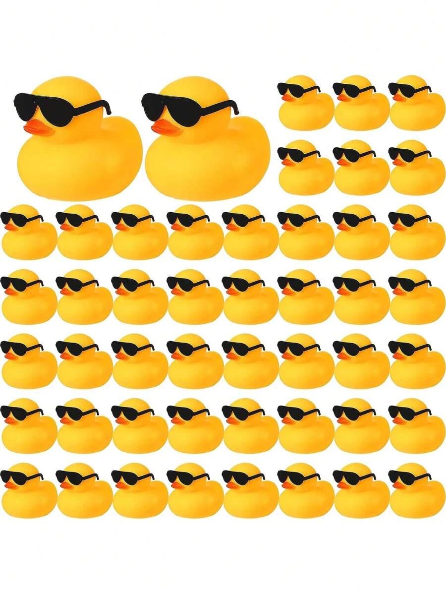 Rubber Duck Toy Figurine, Cute & Stylish Duck Car Decor, Suitable As ...