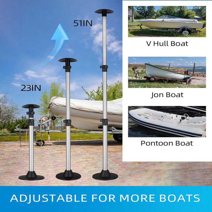 Boothoes Steunbalk Verstelbare Telescopische Aluminium Staaf Met ...