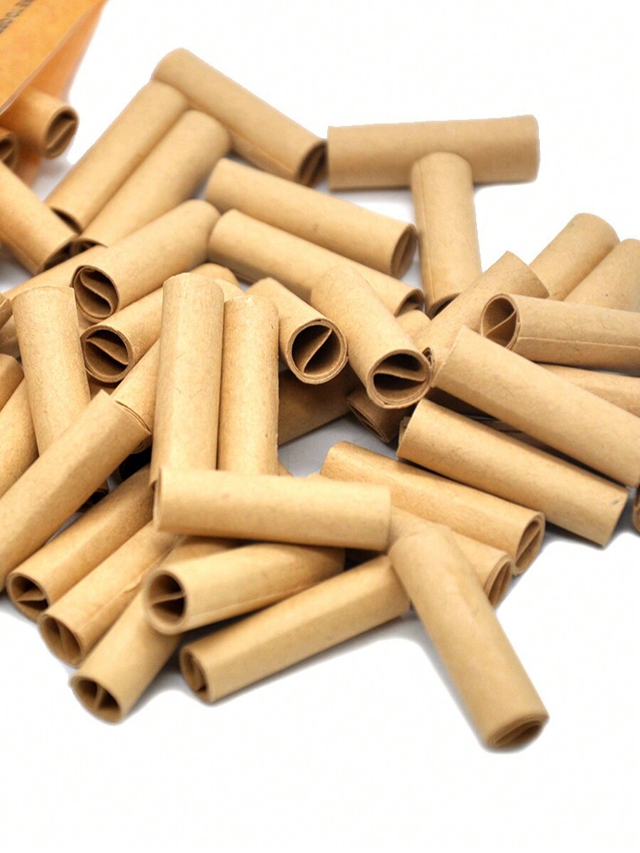 150pcs 5mm/6mm Natural Unrefined Cigarette Filter Tips, Cigarette ...