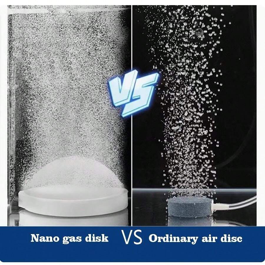 1pc Aquarium Nano Air Disc Oxygen Pump, Air Bubble Stone, Fish Tank ...