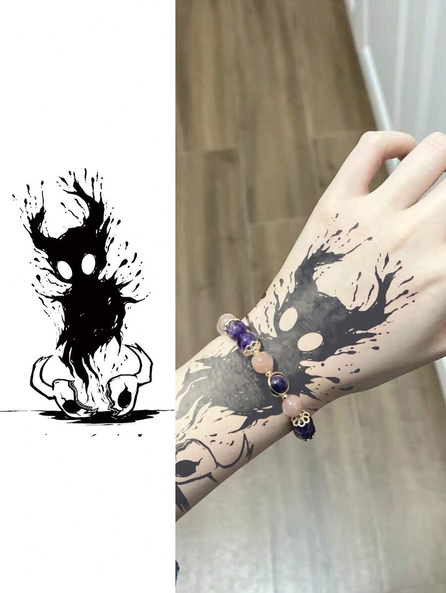 The Devil Is Out Of Body Temporary Tattoo,Lasts To 15 Days New ...