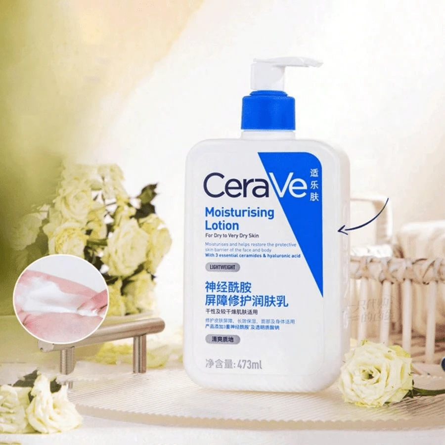 CeraVe All Day Moisturizing Lotion - Barrier Restoring Ceramide Body ...