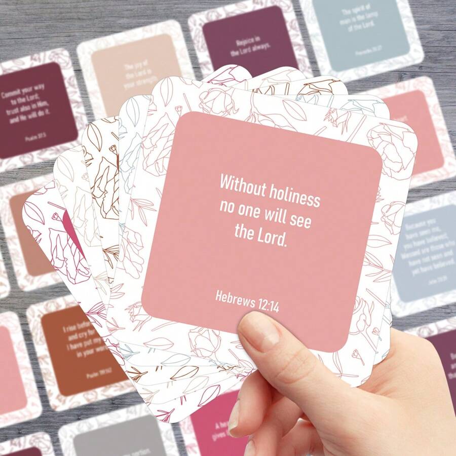 60pcs Uplifting Inspirational Prayer Cards Set - Mini Bible Verse Cards ...
