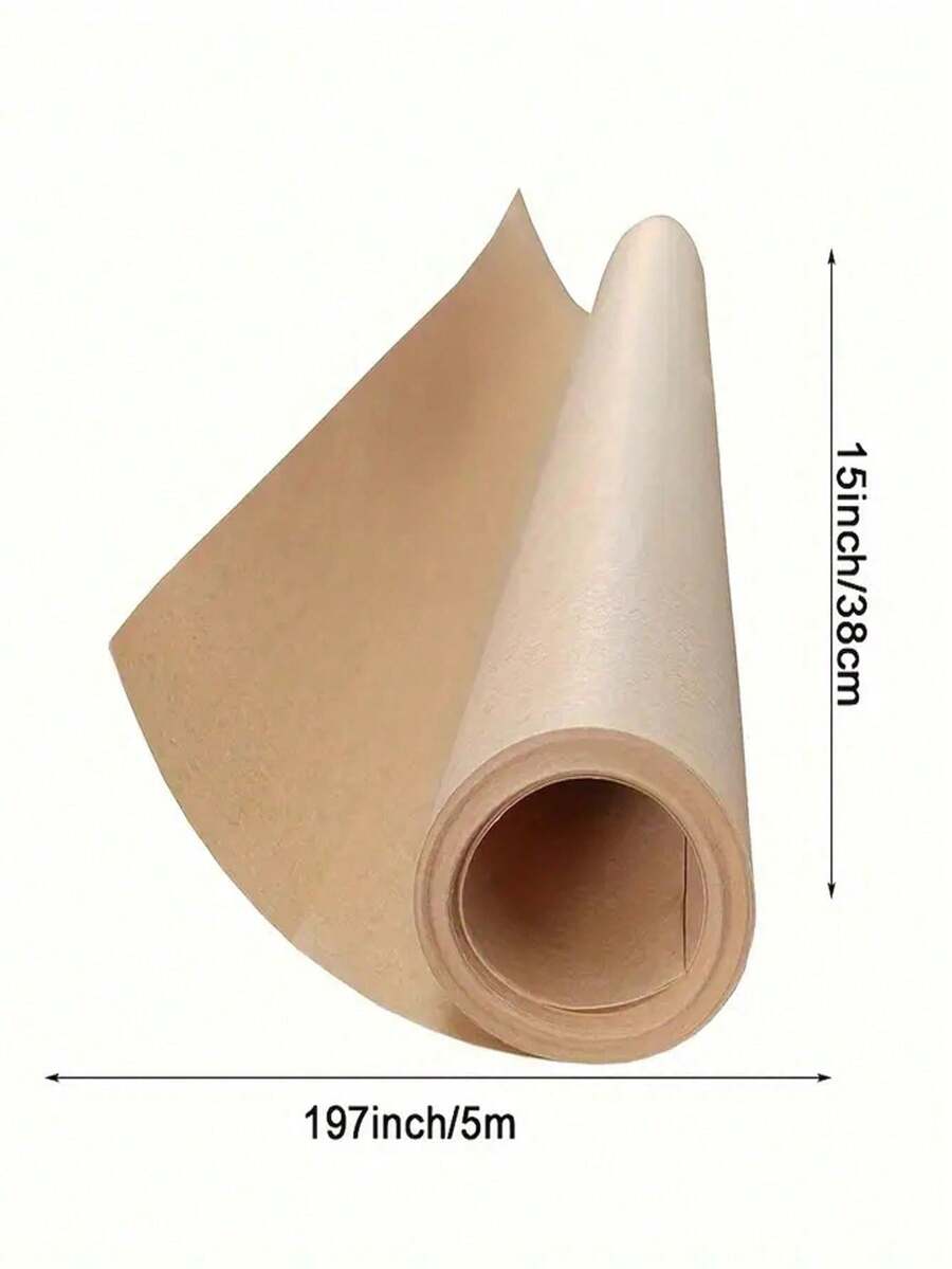 1 Roll Of Solid Color Gift Wrapping Paper, Birthday Figurine Making ...