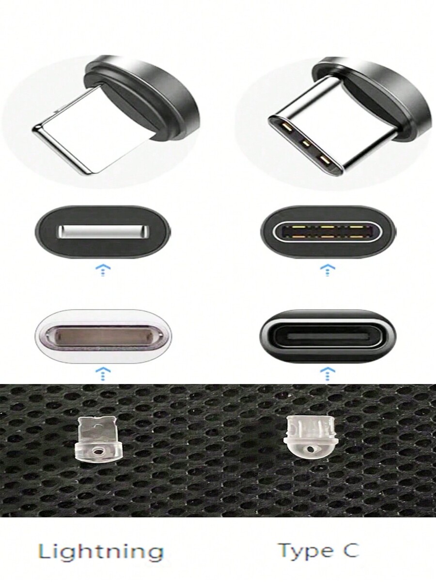 Minimalist Snowflake Shaped Charger Port Dust Plug For Mobile Phone ...