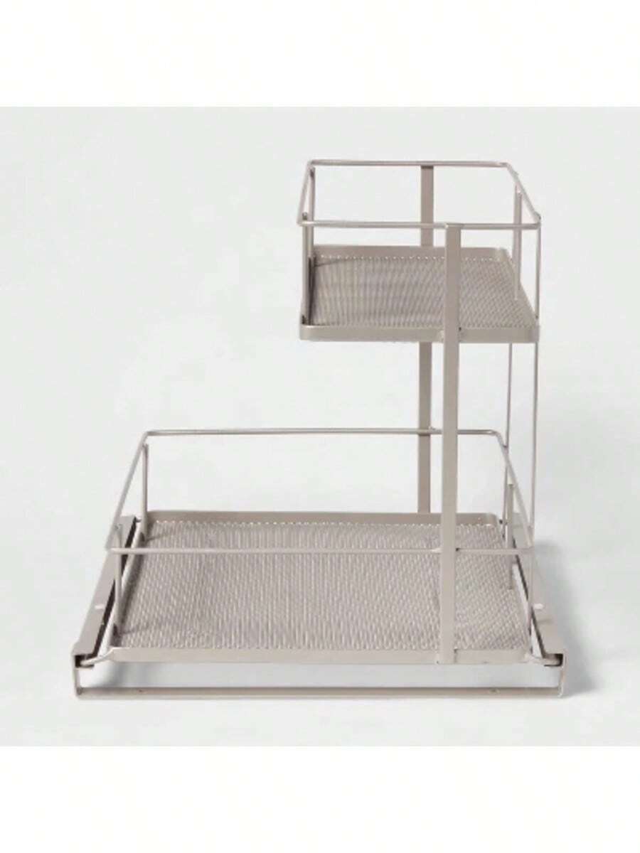 2 Tier Slide Out Under Vanity | SHEIN USA