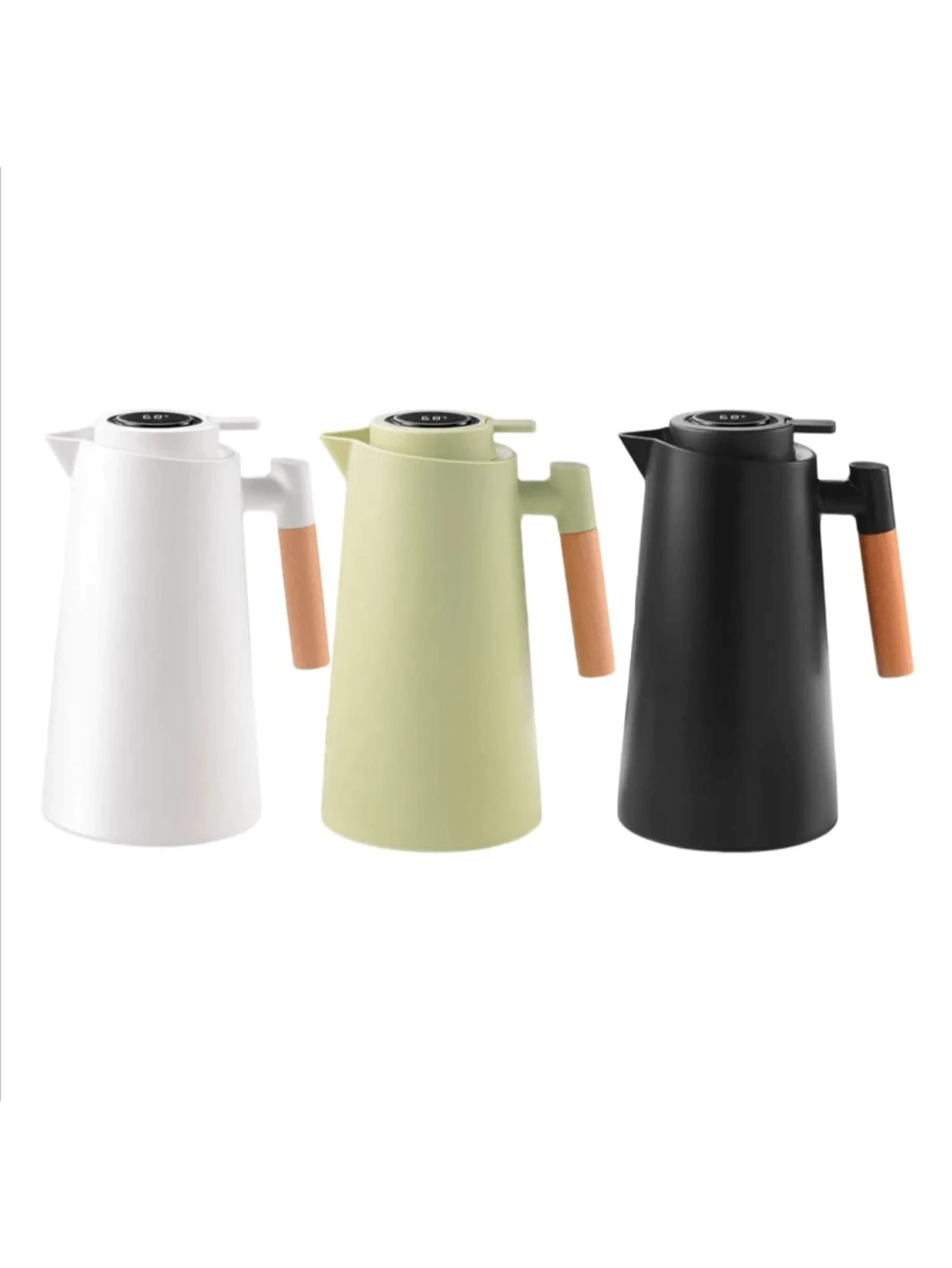 Thermal Bottle Coffee Water Hot Iced Tea With Digital Thermometer On ...