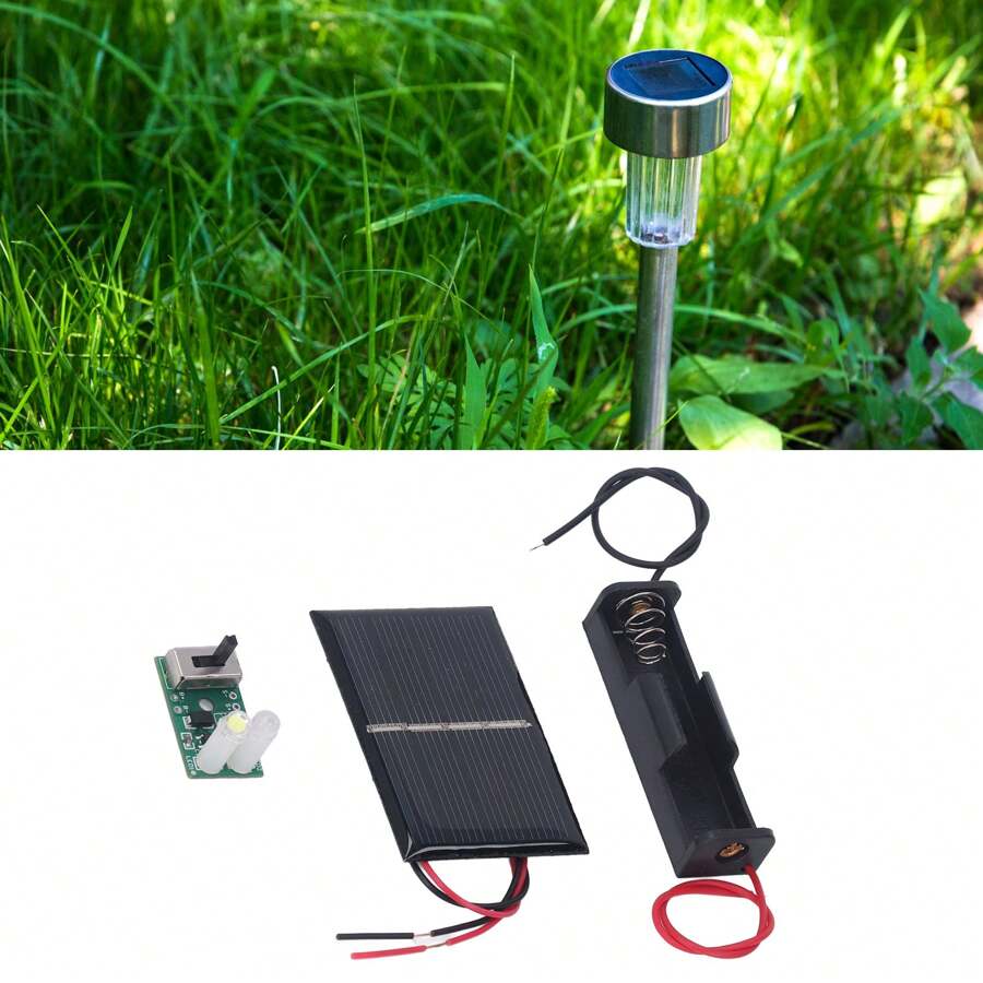 Solar Light Control Panel With Charging Protection PCB For Solar Lawn ...