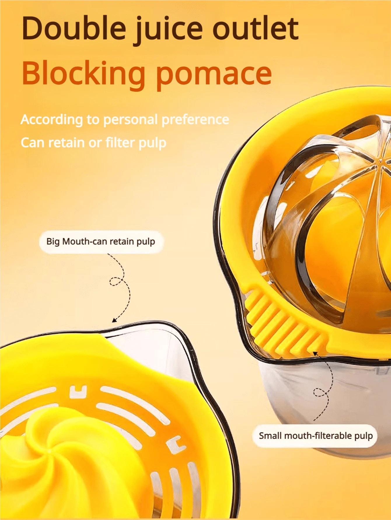 1pc Manual Juicer, Orange Lemon Manual Squeeze Juicer Cup, Citric Acid ...