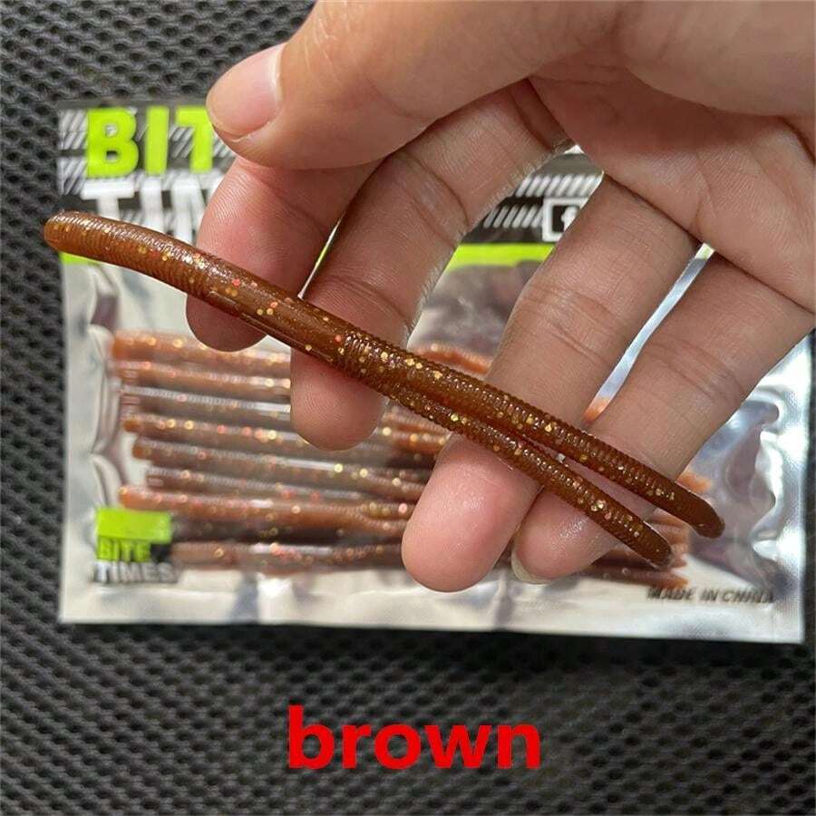 Luretv OSP Matching 3D-Wacky Lure Soft Bait Double Tail Night Crawler ...