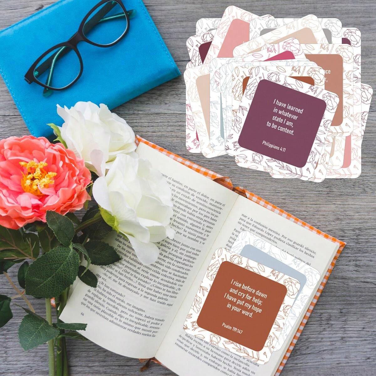 60pcs Uplifting Inspirational Prayer Cards Set - Mini Bible Verse Cards ...