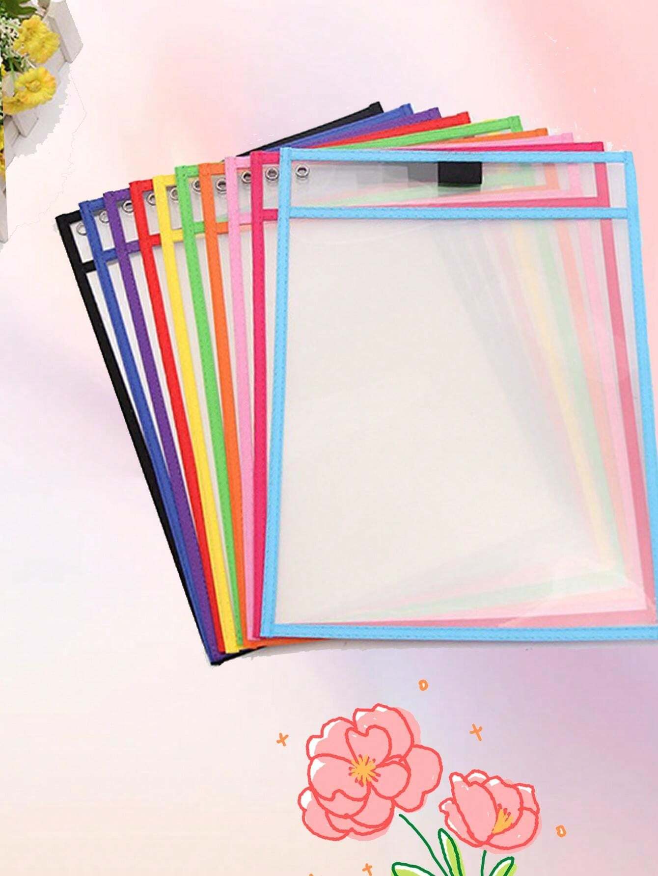 Reusable Wipe-Clean Drawing Portfolio Bags For School Exam Papers ...