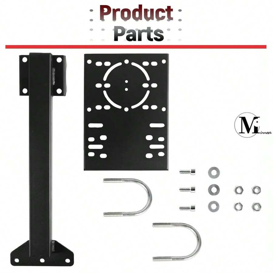 Minneer Gearshift Mount Fit For 50MM Round Tube Racing Simulator ...