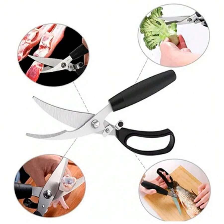 Professional Kitchen Scissors For Cutting Carving Poultry Chicken Meat ...