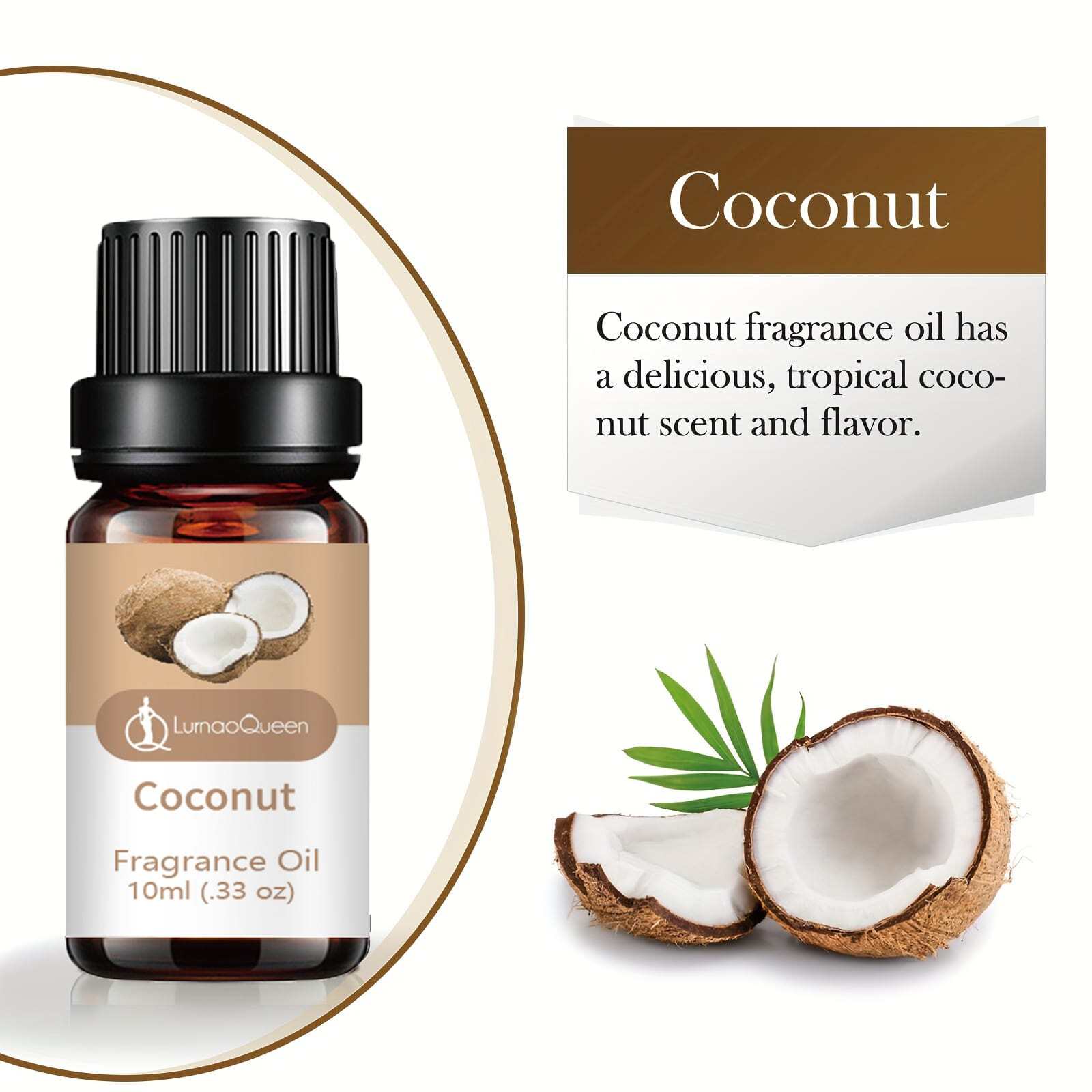1 Bottle Of Coconut Flavored Fruit Aromatherapy Essential Oil, Suitable ...