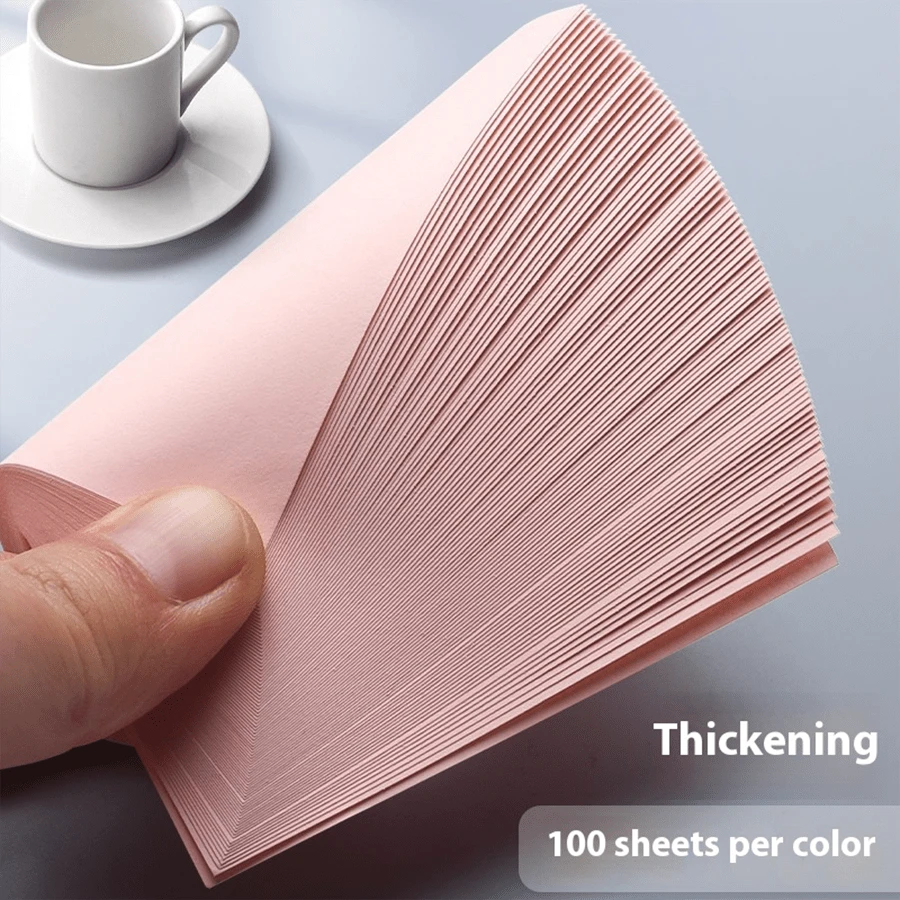 Sticky Note With Simple Morandi Color, Self-Adhesive Note Paper, Simple ...