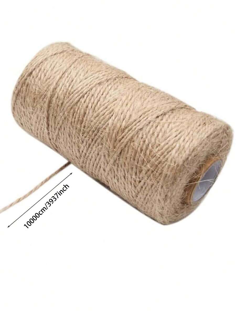 100m Gift Wrapping Twine, Ribbon, Packaging Tape, Jute Rope Mother's ...