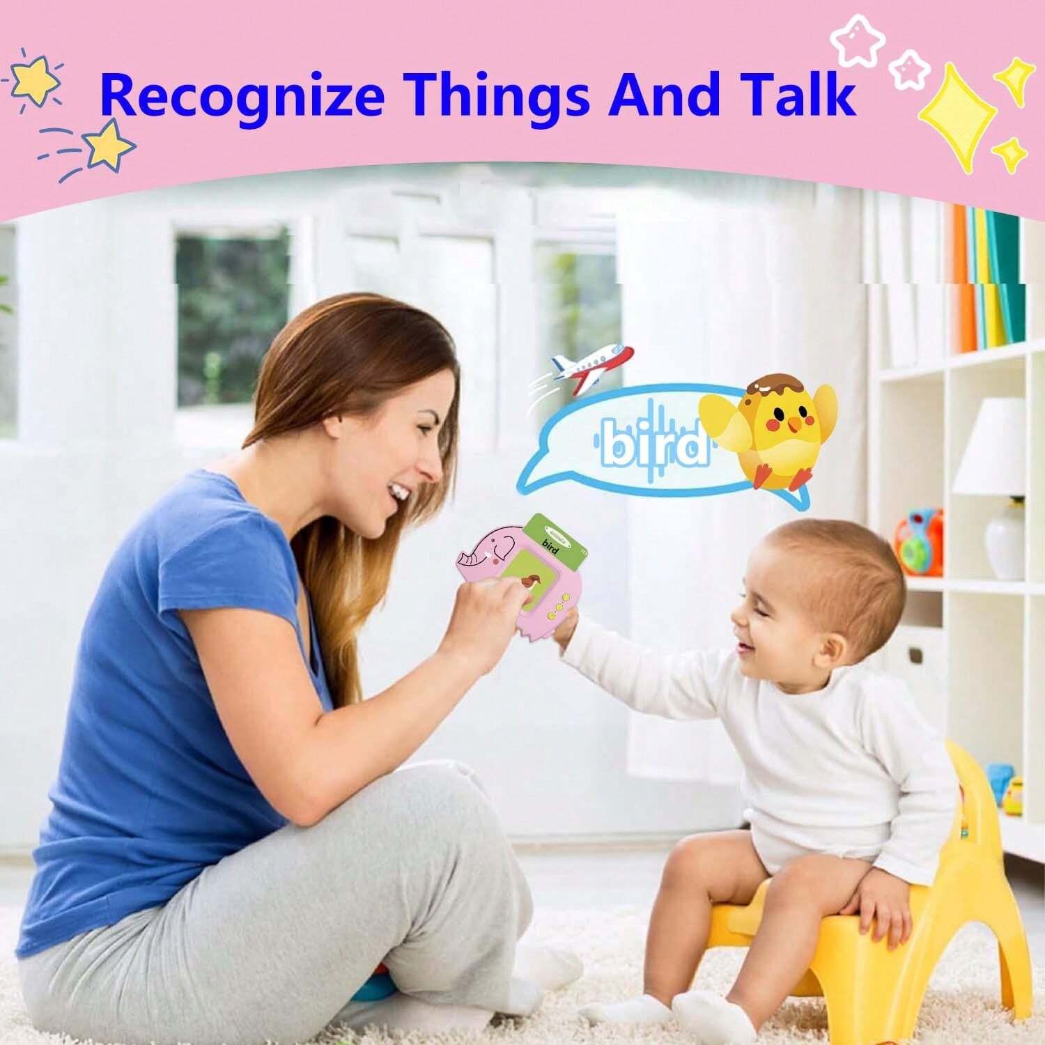 Toddler Talking Flash Cards, Common Words Flash Cards, Speech Therapy ...
